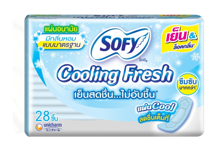 SOFY Cooling Fresh-ผ้าอนามัยโซฟี, แผ่นอนามัย